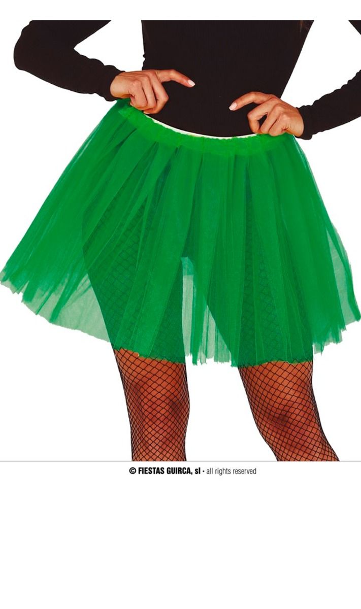 Tutu Verde com Tule para senhora e homem | Costumalia